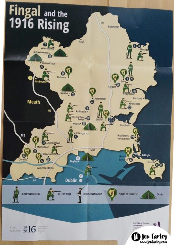 Fingal & The 1916 Rising Map | Jennifer Farley Picture Books ...