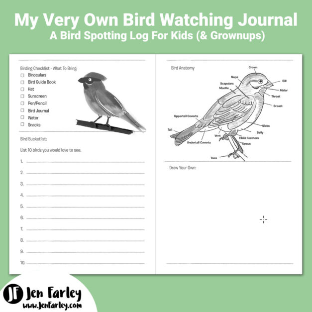 My Very Own Bird Watching Journal For Kids Who Love Birds | Jennifer ...